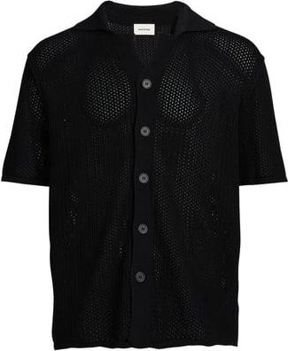 Saison 1865 Chemise Hesch ajour&eacute;e en coton