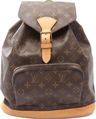 Louis Vuitton sac à dos Montsouris GM (2001) - Marron