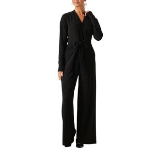 Freebird by Steven Vasili LS Jumpsuit - - Jumpsuits & Playsuits - Damen - Schwarzk - XL