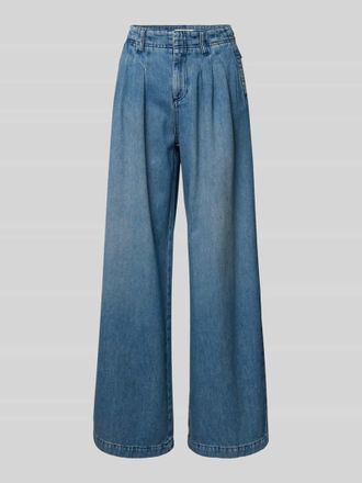 BA&SH Wide Leg Jeans mit Falten Modell TOBY