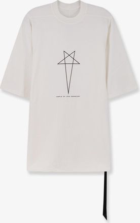Rick Owens Cotton T-shirt with logo on the front - DRKSHDW - gender_Man