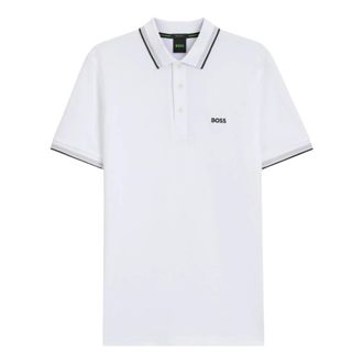 HUGO BOSS Polo Paddy - - Tops - Herren - Wei&szlig; - S