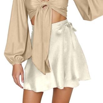 Generic Jupe Longue Multicolore Sequin Longues Élastiquée Elastique 2025 Vintage Culottes Et Mauve Fleurs Medievale Doree Legere Fuseau Clair Plissees Ceintur