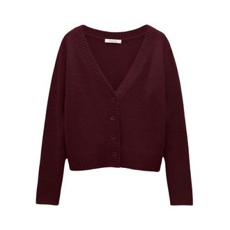 Dorothee Schumacher Luxury Love Cardigan - - Knitwear - Damen - Rot - L