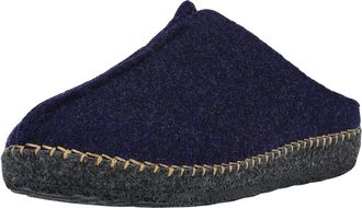 Mols Unisex Hausschuh Seleigh Unisex Felt Slipper I Hauslatschen Pantoffeln für Damen und Herren 2048 Navy Blazer 37