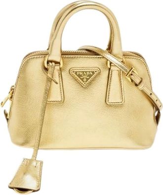 Prada Sac &agrave; main vintage Pre-owned - Femme - Pre-owned - Jaune - Taille: ONE Size