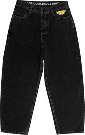 Homeboy X-Tra Monster Denim Pantalon Unisexe Noir délavé 34 L32