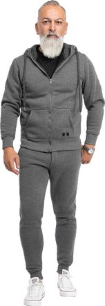 Rock Creek Herren Jogging Anzug Trainingsanzug Sportanzug Jogger Fitnessanzug Sweatshirt Trainingshose Trainingsjacke H-166 Anthrazit XXXXXL