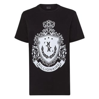 Billionaire Boys Club T-Shirt Rundhals Crest - - Tops - Herren - Schwarzk - XS