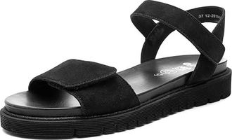 Ara Femme Kent Sandale, Noir 050978, 38 EU
