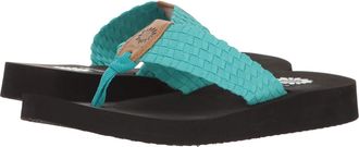 Yellow Box Damen Soleil Flipflop, Türkis/Ausflug, einfarbig (Getaway Solids), 38 EU