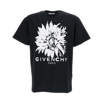 Givenchy T-Shirt mit Rundhalsausschnitt - - Tops - Herren - Schwarzk - S