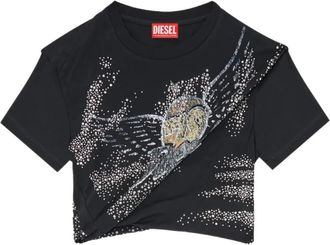 Diesel T-Wincy T-Shirt - - Tops - Damen - Schwarzk - M