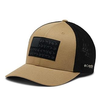 Columbia Casquette Unisexe PHG Game Flag en Maille M, Sahara/Noir, Taille L/XL