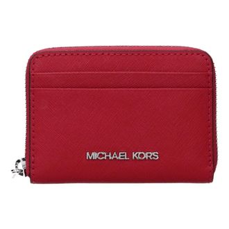 Michael Kors Jet Set Travel Medium Saffiano Leder Geldb&ouml;rse - - Accessories - Damen - Rot - ONE SIZE