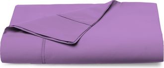 Pizuna Bettlaken ohne Gummizug Baumwolle 180x280 cm Lila, 400 Fadenzahl 100% Langstapel Baumwolle Bettlaken, Satinbindung Flachlaken Mit stilvollem 5 cm Saum