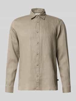 s.Oliver Red Label Regular Fit Freizeithemd aus reinem Leinen