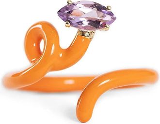 Bea Bongiasca WOMAN ORANGE JEWELLERY
