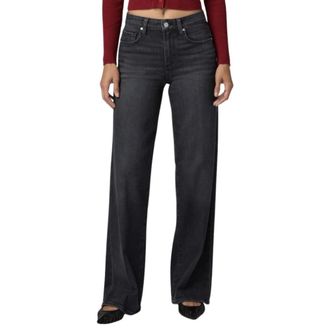 Paige Tatum Gerades Jeans - - Jeans - Damen - Schwarzk - W32