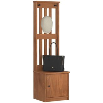 vidaXL Portemanteau sandens 45x40x159,5 cm bois massif pin - Vidaxl