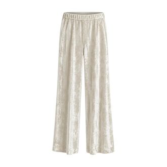 Jucca Pantalon Large - Femme - Pantalons - Beige - Taille: 38 FR
