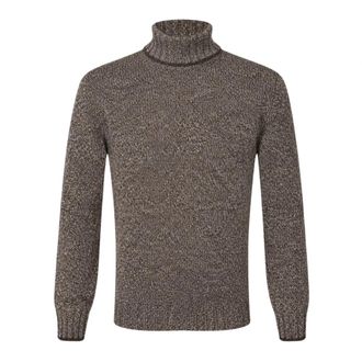 Gran Sasso Super Geelong Rollkragenpullover - - Knitwear - Herren - Braun - S