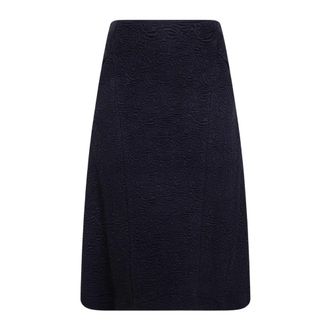 Dries Van Noten Jupe Midi Jacquard - Femme - Jupes - Noir - Taille: 38 FR