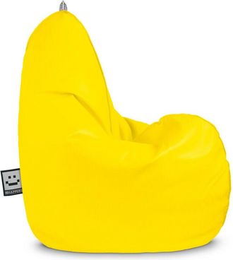 Happers Happers - Pouf Poire Relax Similicuir Jaune Enfant Jaune
