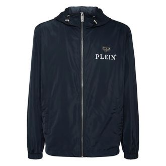 Philipp Plein Nylon Windbreaker - - Jackets - Herren - Blau - L