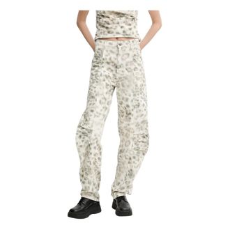 Rotate Rotate Birger Christensen - Pantalon large - Femme - Pantalons - Beige - Taille: 38 FR