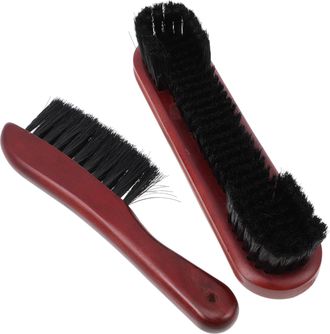 BESPORTBLE 2st&uuml;cke Pool B&uuml;rsten F&uuml;r Billardtisch Reinigung Werkzeug Aus Holz Aufh&auml;ngering Tragbare B&uuml;rste F&uuml;r Tisch Und Banden