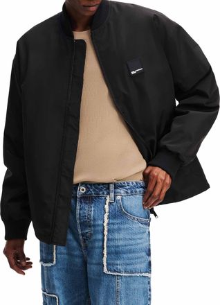 Karl Lagerfeld Karl Lagerfeld Jeans, Herren, Bomber, Regular Fit, Schwarz, L