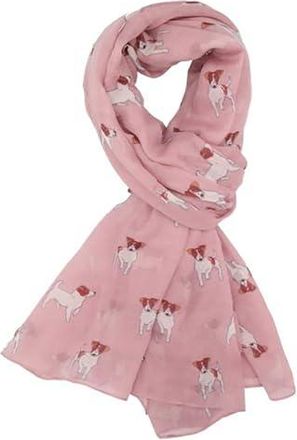 GFM Echarpe Imprimée Chiens Jack Russell (JR-23-DGLB)