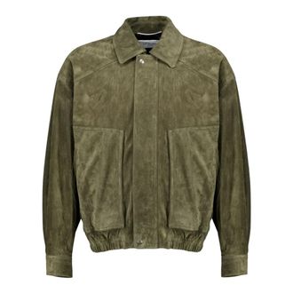 Saint Laurent Bomberjacke aus Vintage-Leder - - Jackets - Herren - Gr&uuml;n - L