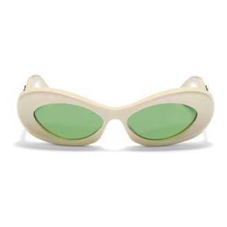 Valentino Ovale Cat-Eye-Sonnenbrille - - Accessories - Damen - Beige - ONE SIZE