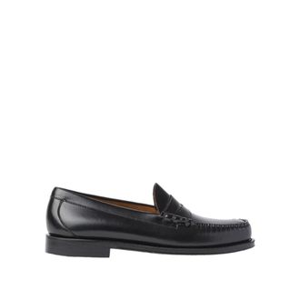 G.H. Bass & Co. Lederloafers mit Diamantschnittmaske - - Shoes - Herren - Schwarzk - 42 1/2 EU