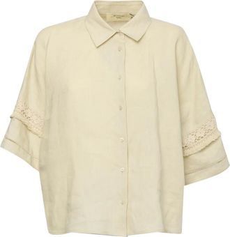 Max Mara Femme, Blouses et Chemises, Beige, Taille: 44 FR Wkipala Shirt