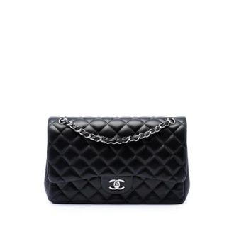 Chanel Pre-owned Vintage Quilted Double Flap Shoulder Bag - - Pre-owned - Damen - Schwarzk - ONE SIZE
