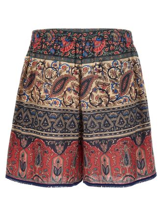 Valentino Garavani Mens Multicolor Cotton Bermuda Shorts