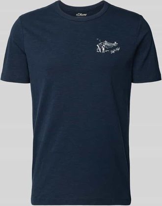 s.Oliver Red Label Regular Fit T-Shirt aus reiner Baumwolle