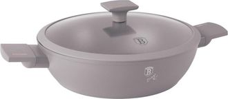 Berlinger Haus BERLINGERHAUS Pfanne mit Titanbeschichtung und Deckel 28 cm Taupe Collection | Robust, Vielseitig und Stilvoll