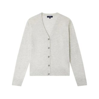 SOEUR Soeur, Femme, Pulls, Gris, Taille: 36 FR Cardigan en maille alpaga