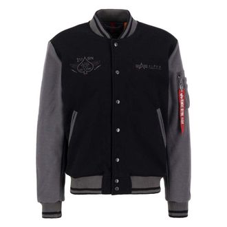 Alpha Industries Alpha Industries Varsity Air Force Jacket Collegejacke f&uuml;r Herren Black