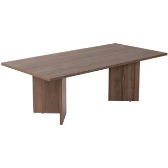 Hanah Home Table basse en bois Sabin - 60 x 119 x 40 cm - Noyer