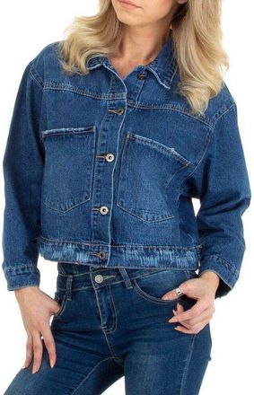 Ital-Design Jeansjacke Damen Freizeit (76457573) Jeansjacke in Blau