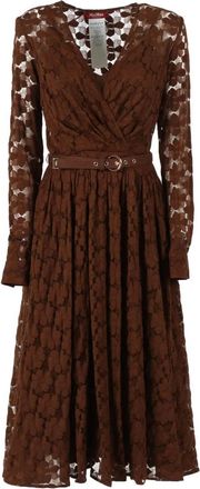 Max Mara Femme, Robes, Brun, Taille: 42 FR 2 Pezzi in Jersey
