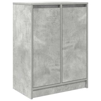 vidaXL Credenza Grigio Cemento 57x34x76 Cm In Legno Multistrato - Vidaxl