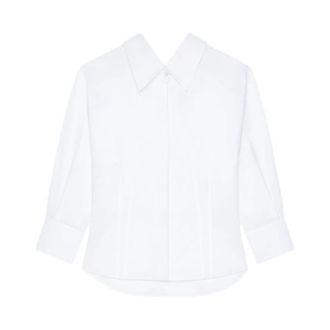 Givenchy Poplin Hemd - - Blouses & Shirts - Damen - Wei&szlig; - M
