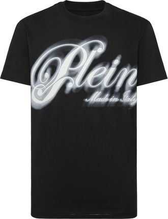 Philipp Plein t-shirt à logo imprimé - Noir