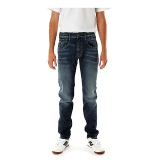 Replay Homme, Jeans, Bleu, Taille: W32 L32 Jean Slim Fit Taille Mi-Haute